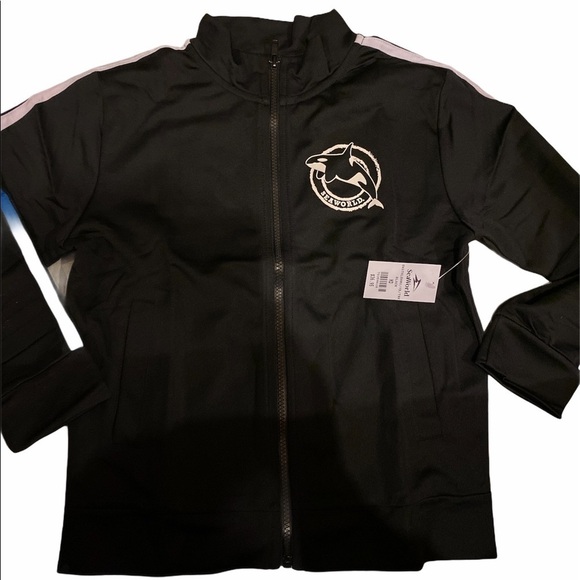 Sea World | Jackets & Coats | Sea World Kids Zip Up Track Jacket M Nwt ...